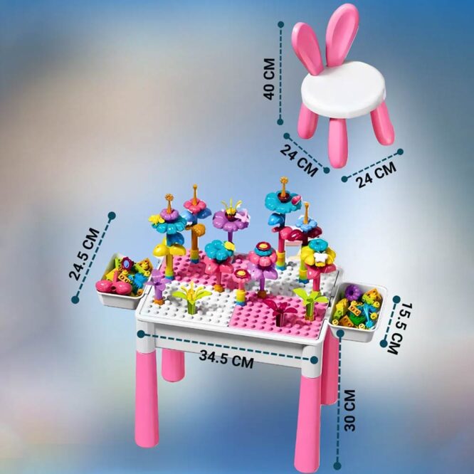 Dreamy Garden Building Block Table – Treasure House toys & more